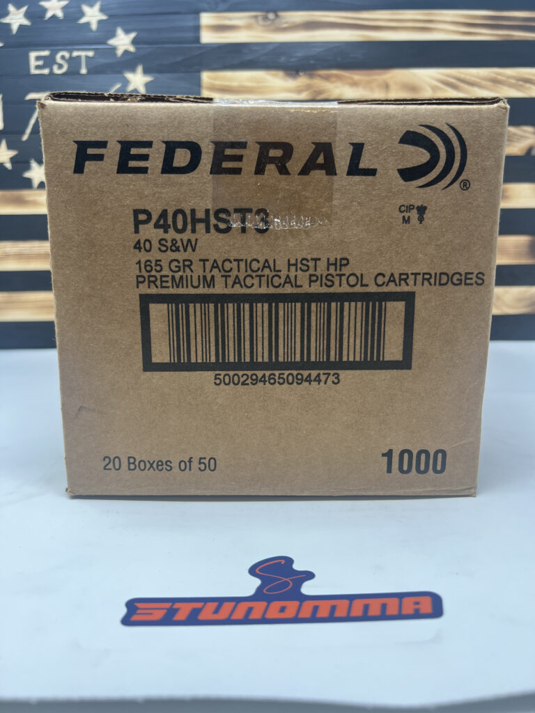 FEDERAL LAW ENFORCEMENT HST 40S&W 165GR JHP 1000 Rounds Free Shipping ...