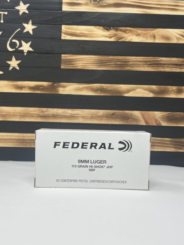 FEDERAL 9BP Classic 9MM Hi-Shok 115 Grain JHP 50 Rounds - Stunomma